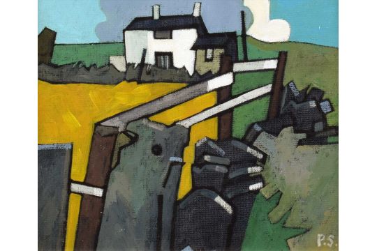 Peter Stanaway (British 1943-) "Farmhouse, Austerlands" Initialled ...