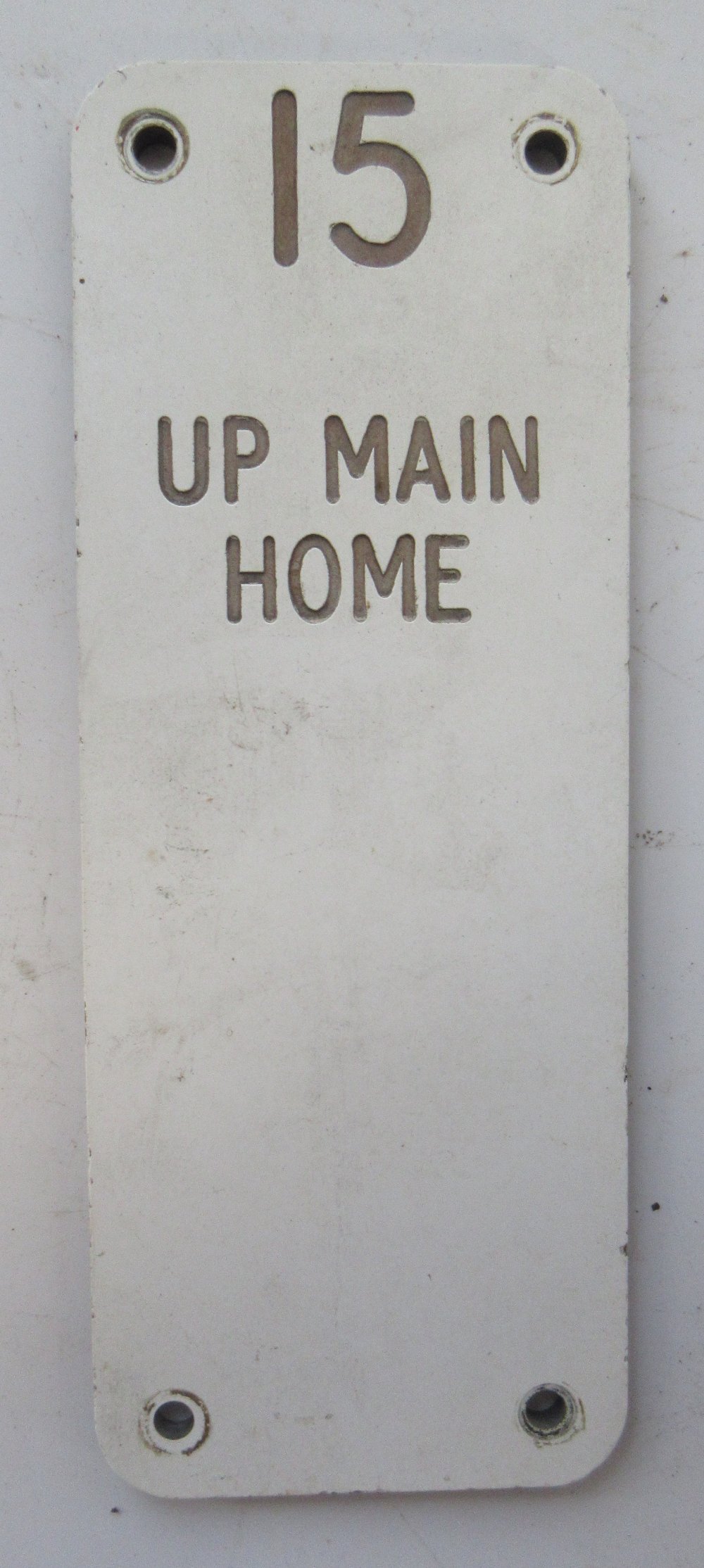 Assorted collection of vintage brass railway plaques/labels for ...