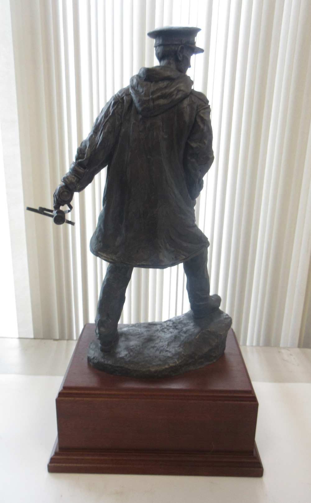 'Bronzed' statue figure (cast in resin) of Lieutenant Colonel Sir ...