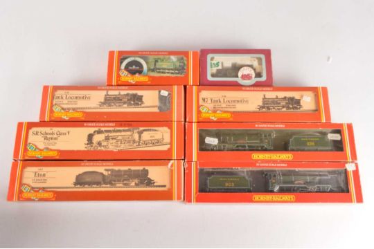 Tri-ang Hornby Southern green Locomotives in original boxes 00 gauge (8 ...