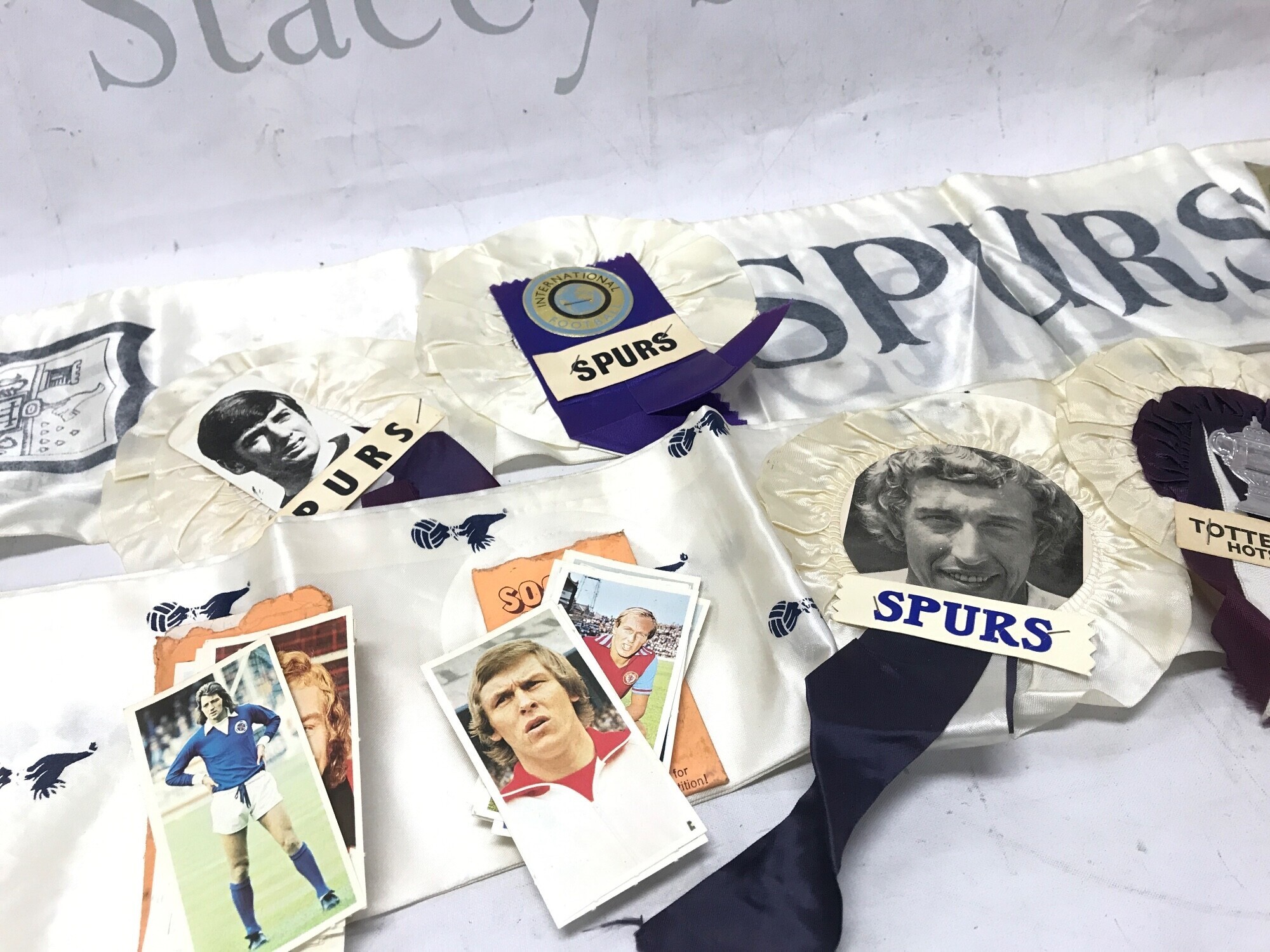 Football Spurs vintage ephemera including soccer super stars of Britain ...