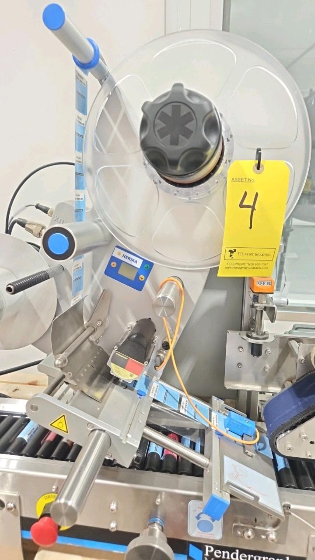Pendergraph Label System, mod. HL30, with Herma, mod. Herma Basic L ...