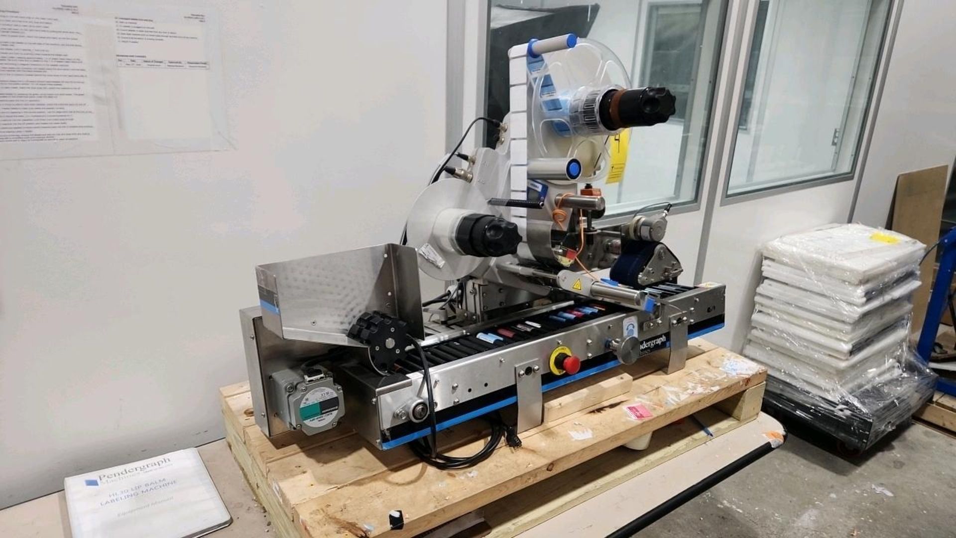 Pendergraph Label System, mod. HL30, with Herma, mod. Herma Basic L ...
