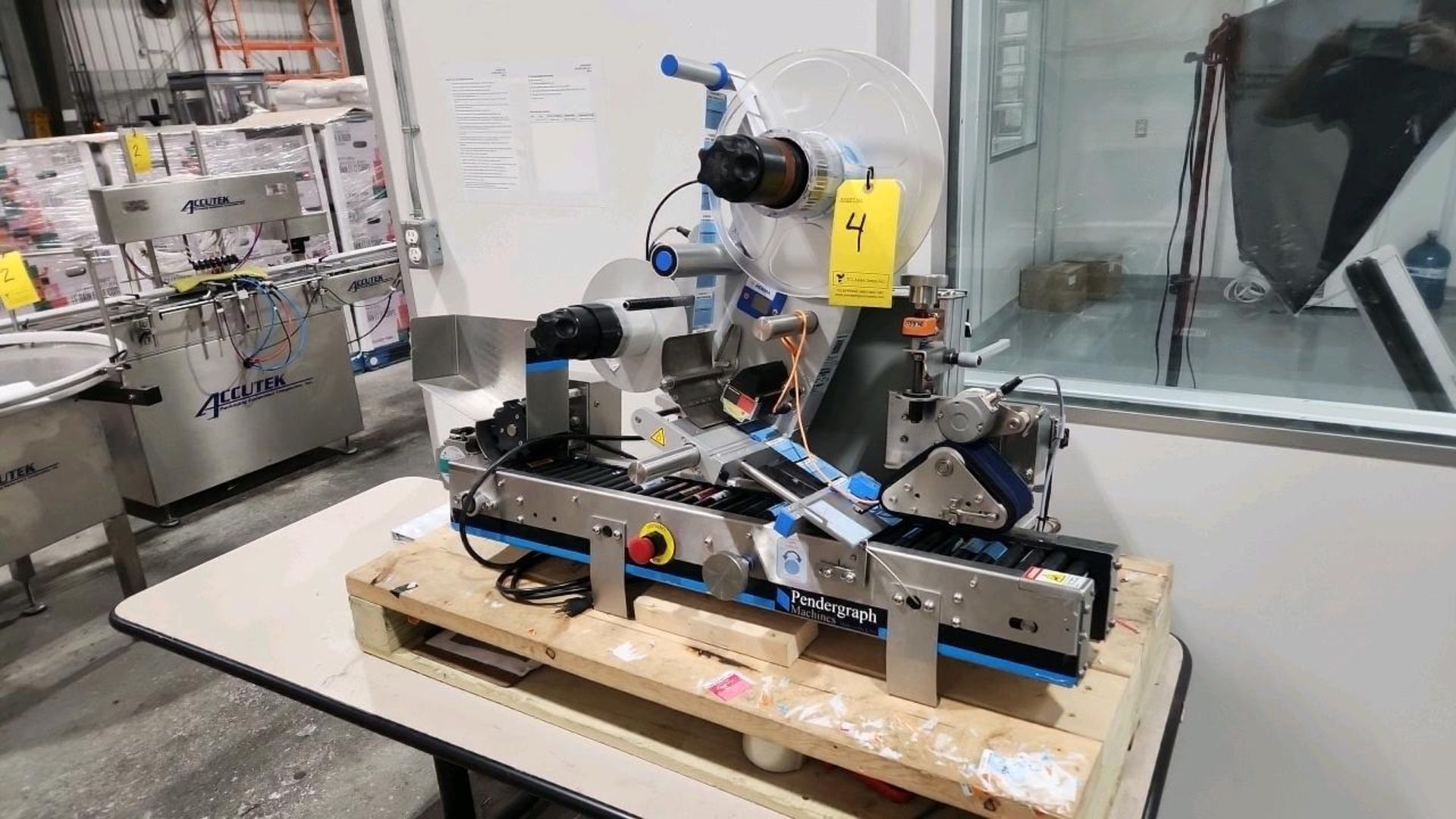 Pendergraph Label System, mod. HL30, with Herma, mod. Herma Basic L ...