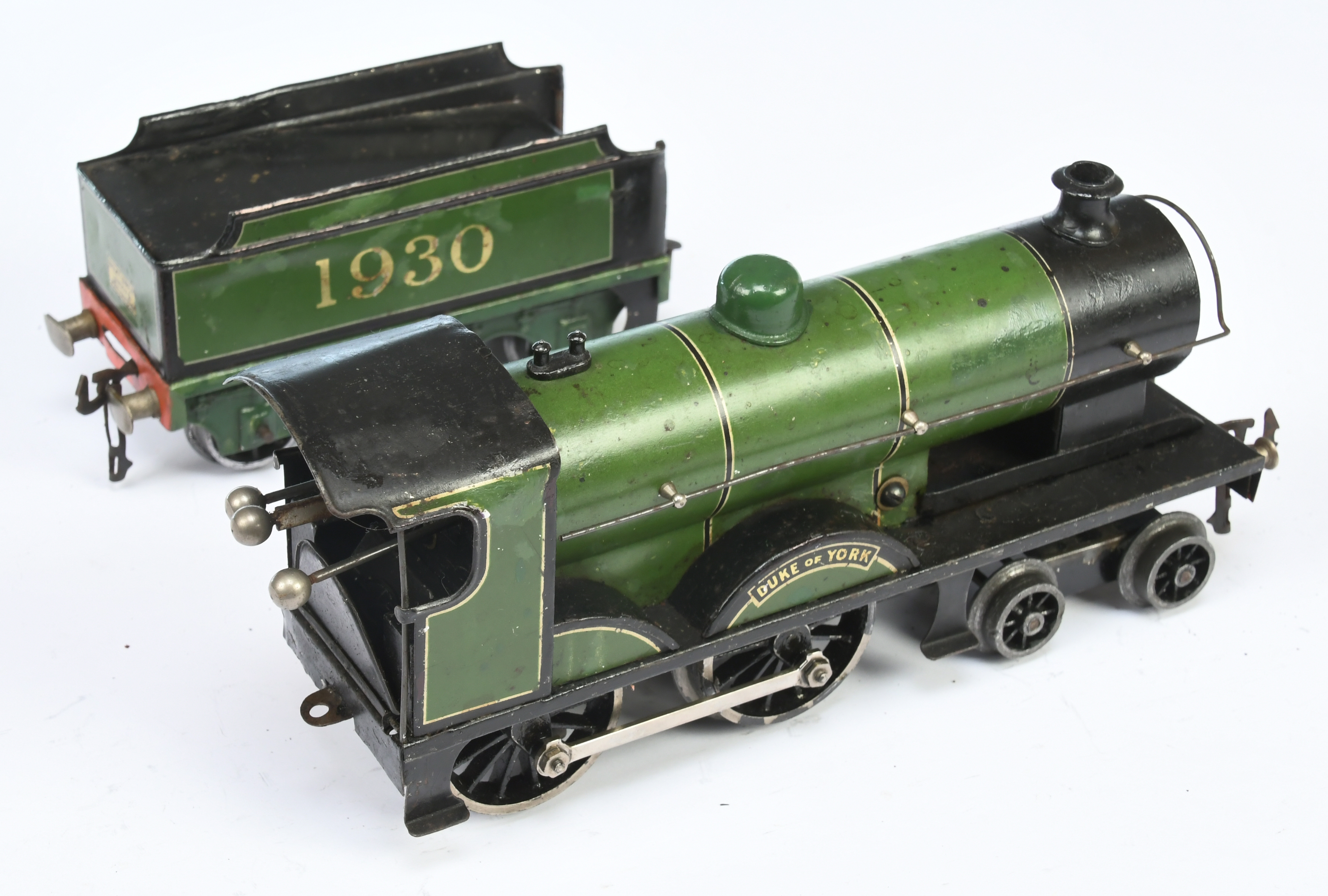 Bassett-Lowke O Gauge 4-4-0 Loco and Tender Green "Duke of York" No ...