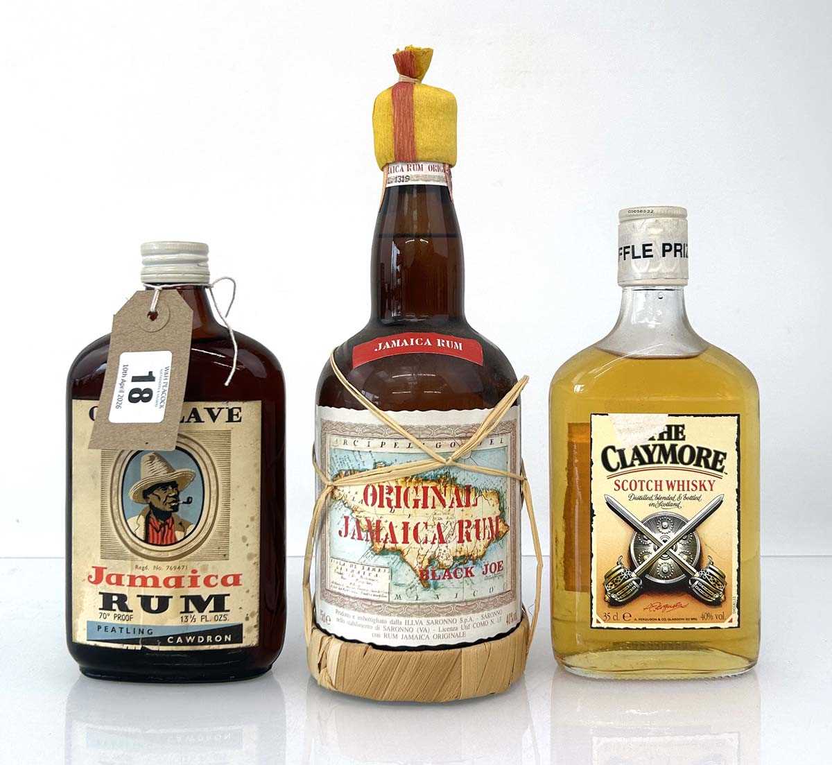 3x bottles, Black Joe Original Jamaican Rum (Discontinued circa 1980's ...