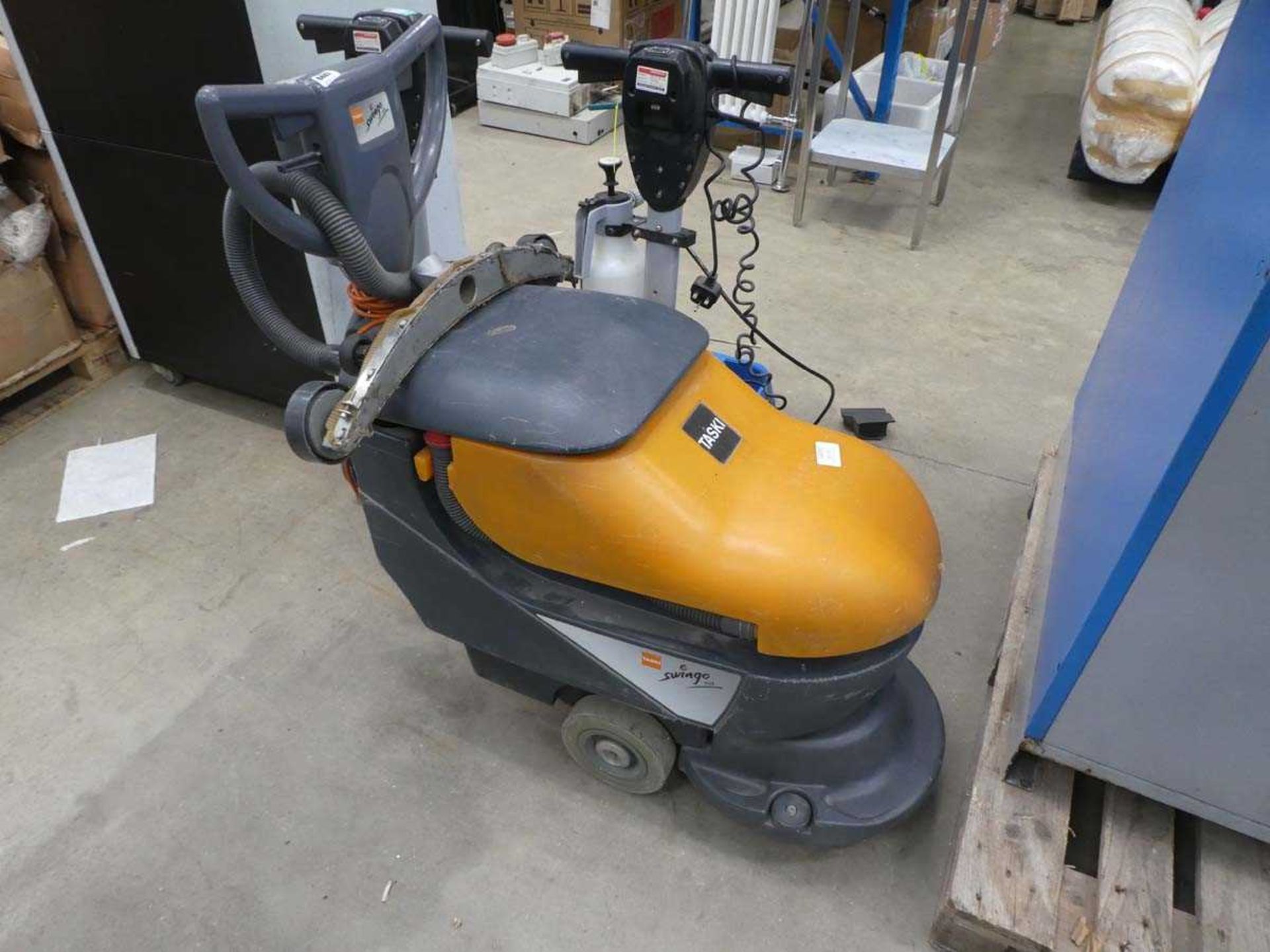 Taski Swingo electric floor scrubber