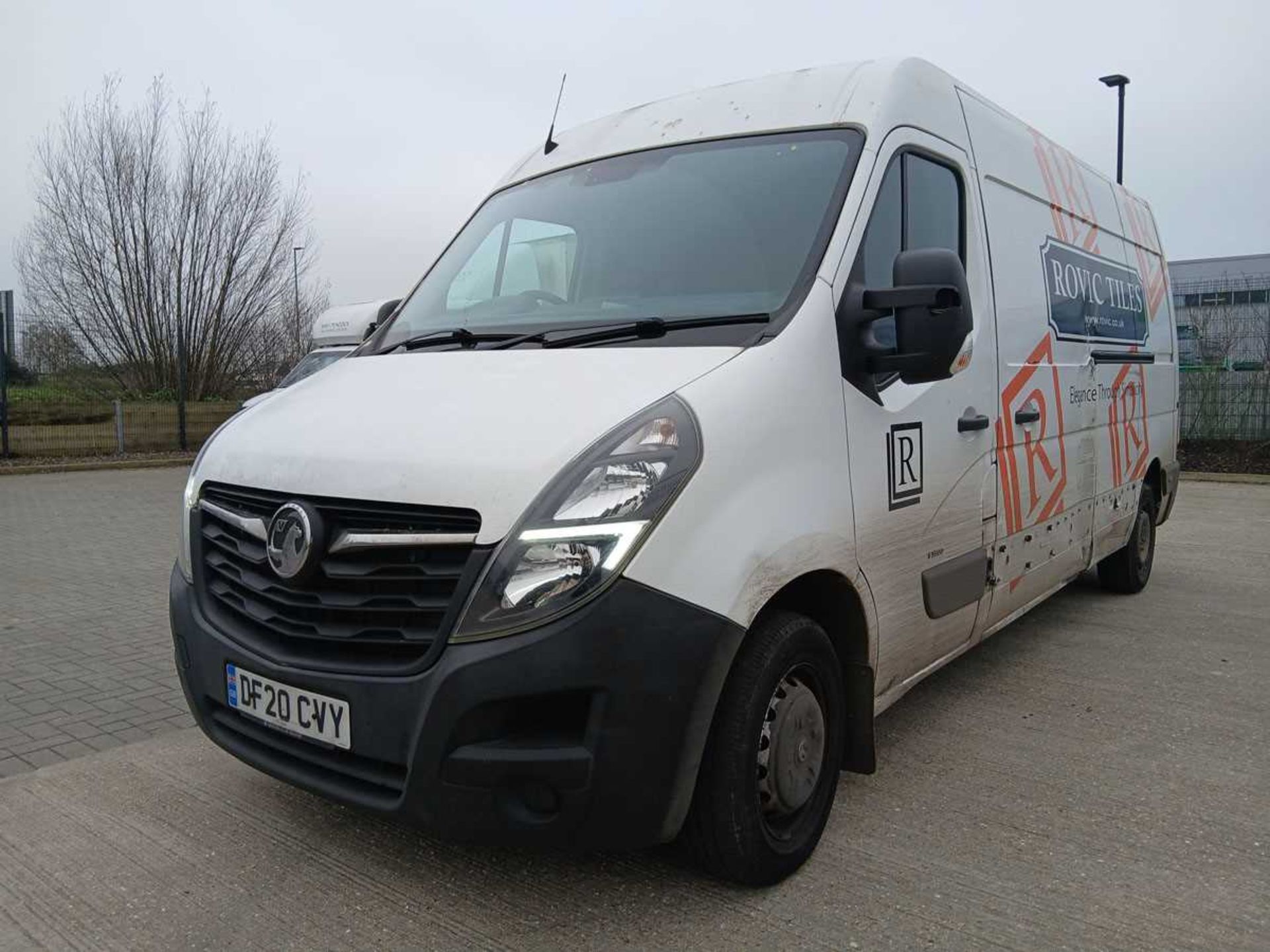 +VAT(DF20 CVY) 2020 Vauxhall Movano L3H2 F3500 CDTI panel van in white ...