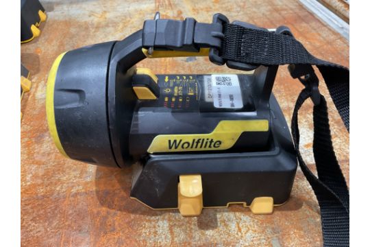 You are bidding on: 8 x Wolflite XT-70 LED Torches c/w Charger ...