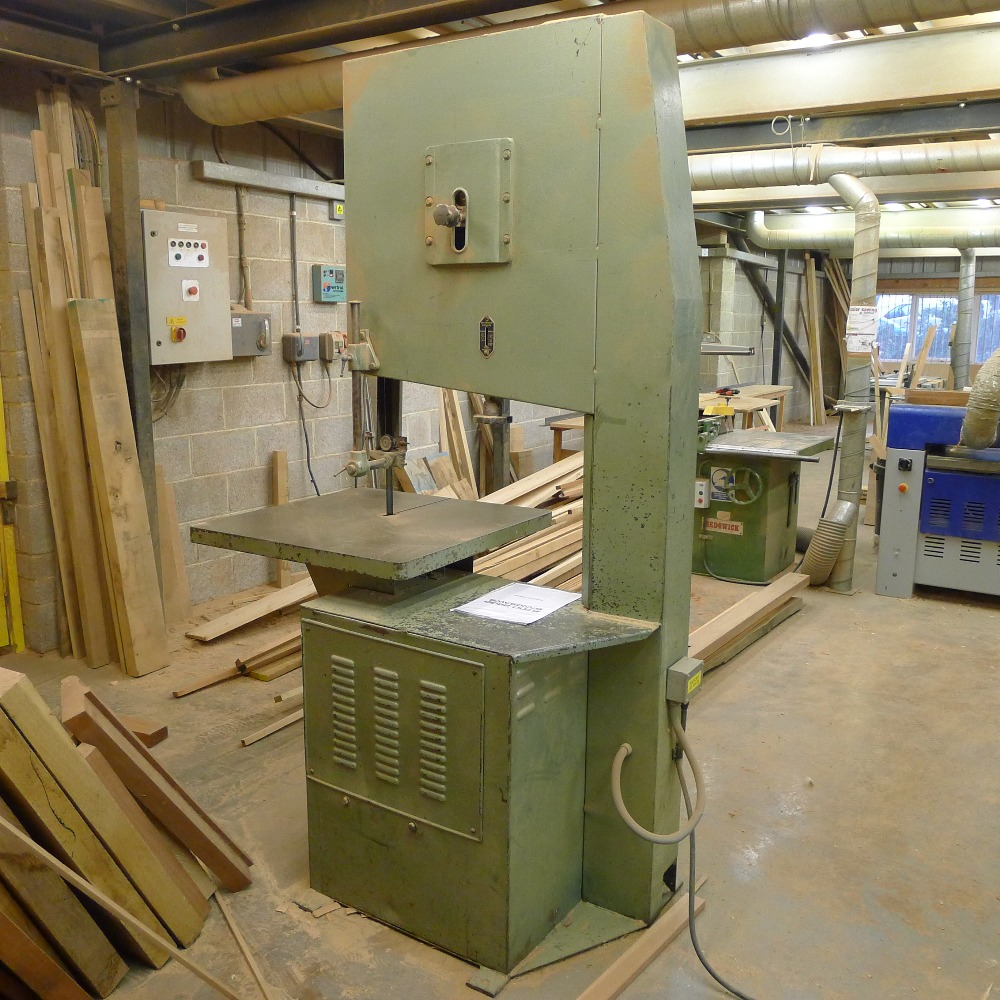 1 Wadkin Bursgreen band saw type B700 no. 72240, 3ph with 1 blade ...