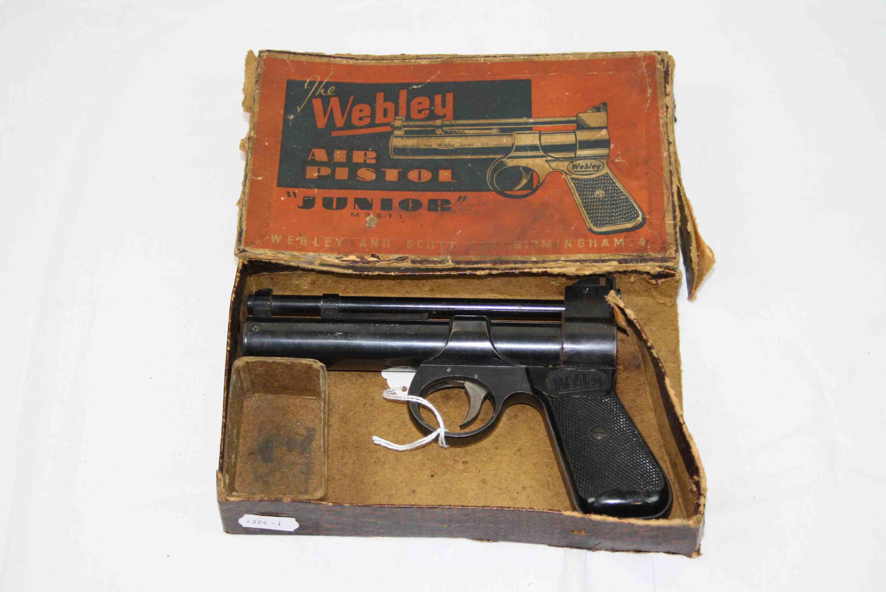 A Vintage Webley "Junior" Air Pistol By Webley & Scott Ltd Birmingham ...
