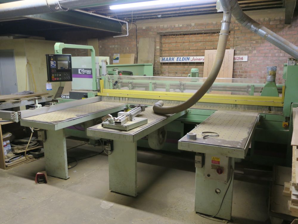 * Homag Espana CNC Beam Saw with Homatic controls. S/N 0-341-07-0278 ...