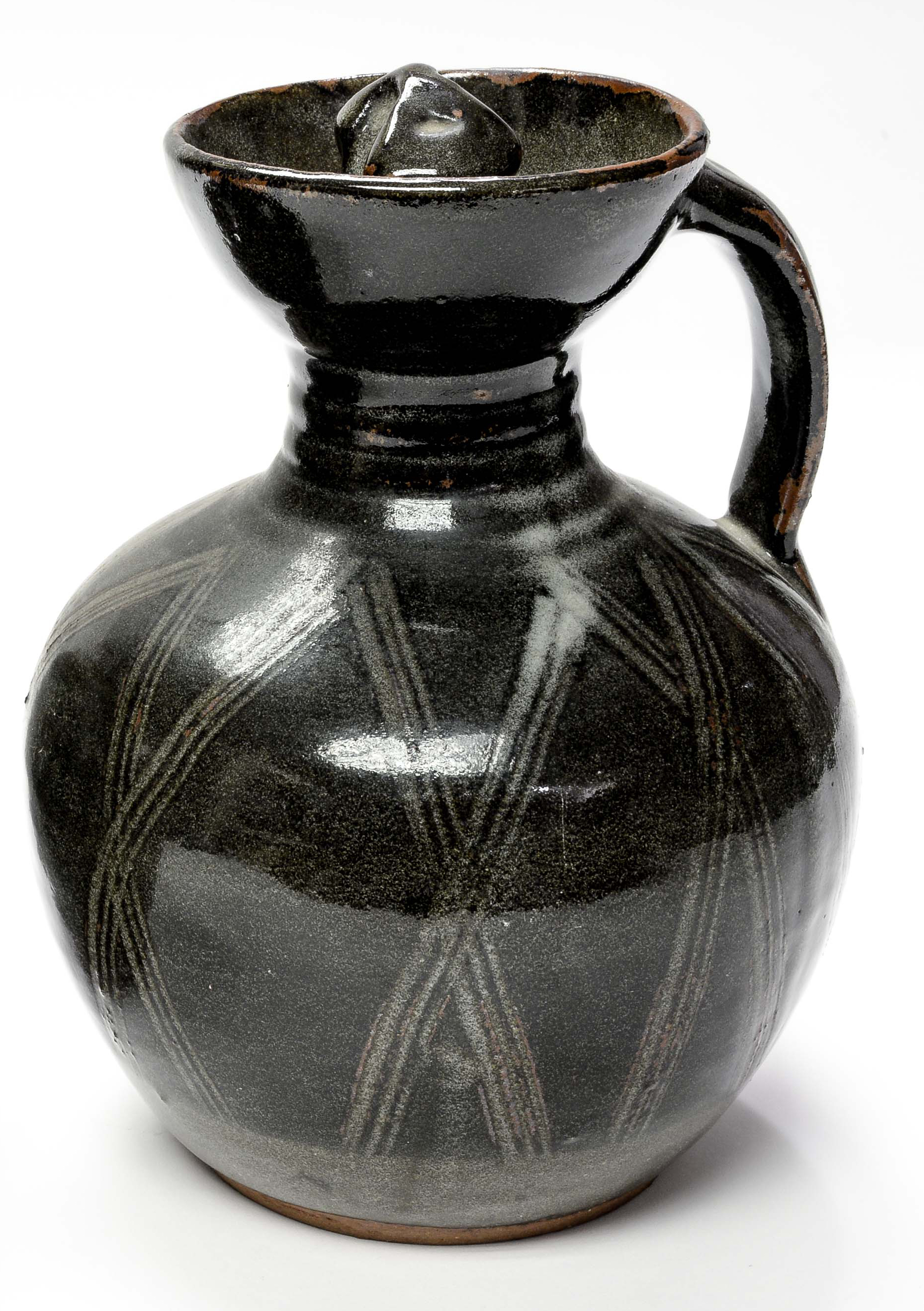 Michael Cardew for Abuja, a studio pottery flagon or water jug with ...