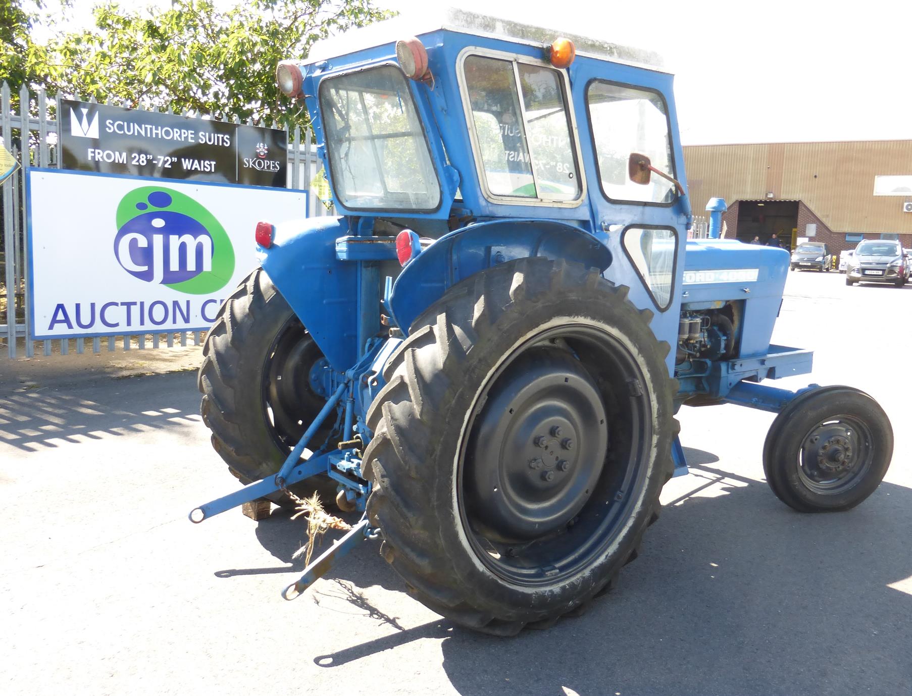 1969 Ford 4000 2WD Tractor fitted with a Duncan Slant Safety Cab, 3 CYL ...