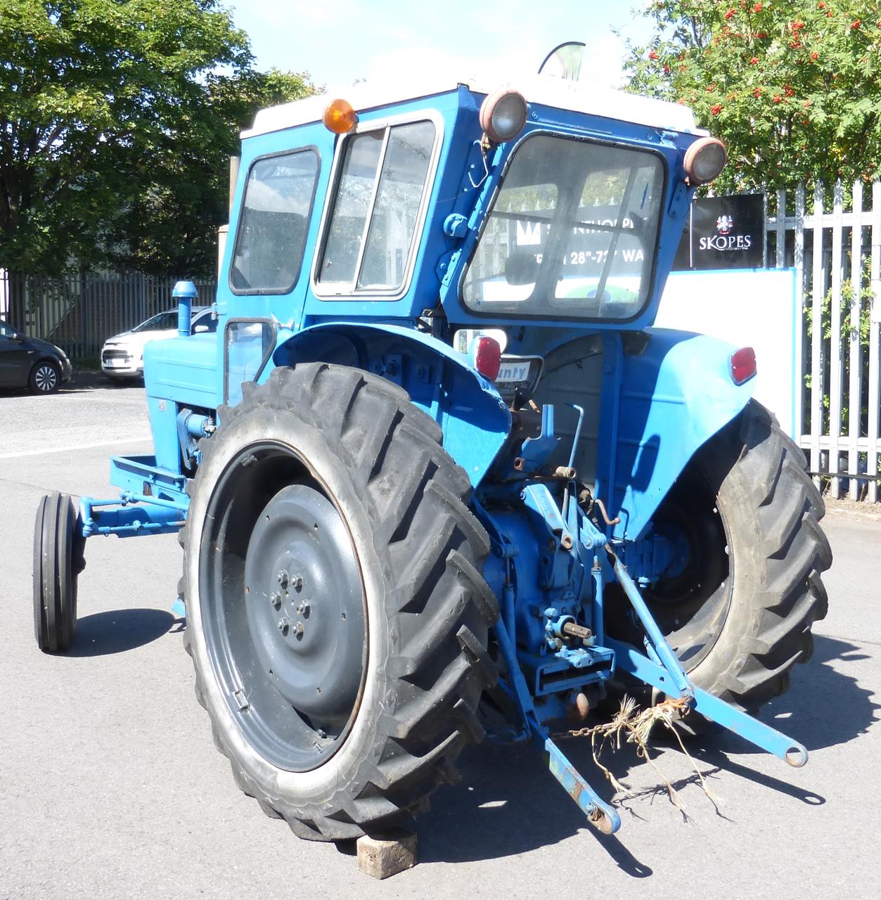1969 Ford 4000 2WD Tractor fitted with a Duncan Slant Safety Cab, 3 CYL ...