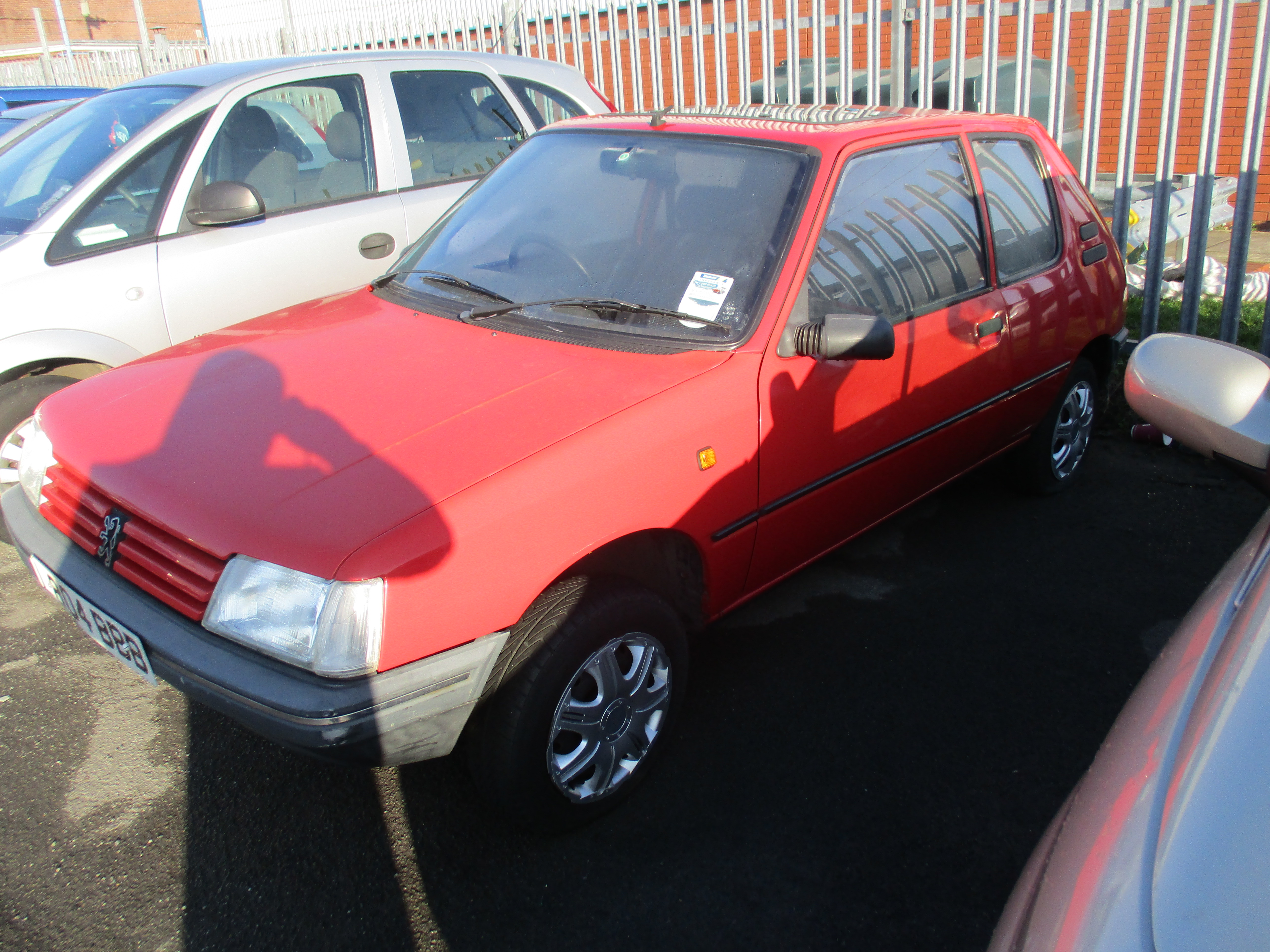 PEUGEOT 205 JUNIOR DIESEL 1.8L 3 DOOR HATCHBACK - diesel - red Reg No ...