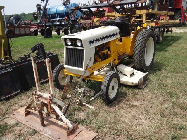 Cub Lowboy 154 Compact Tractor 3pt, 60" Deck, 54" Front Mount Blade