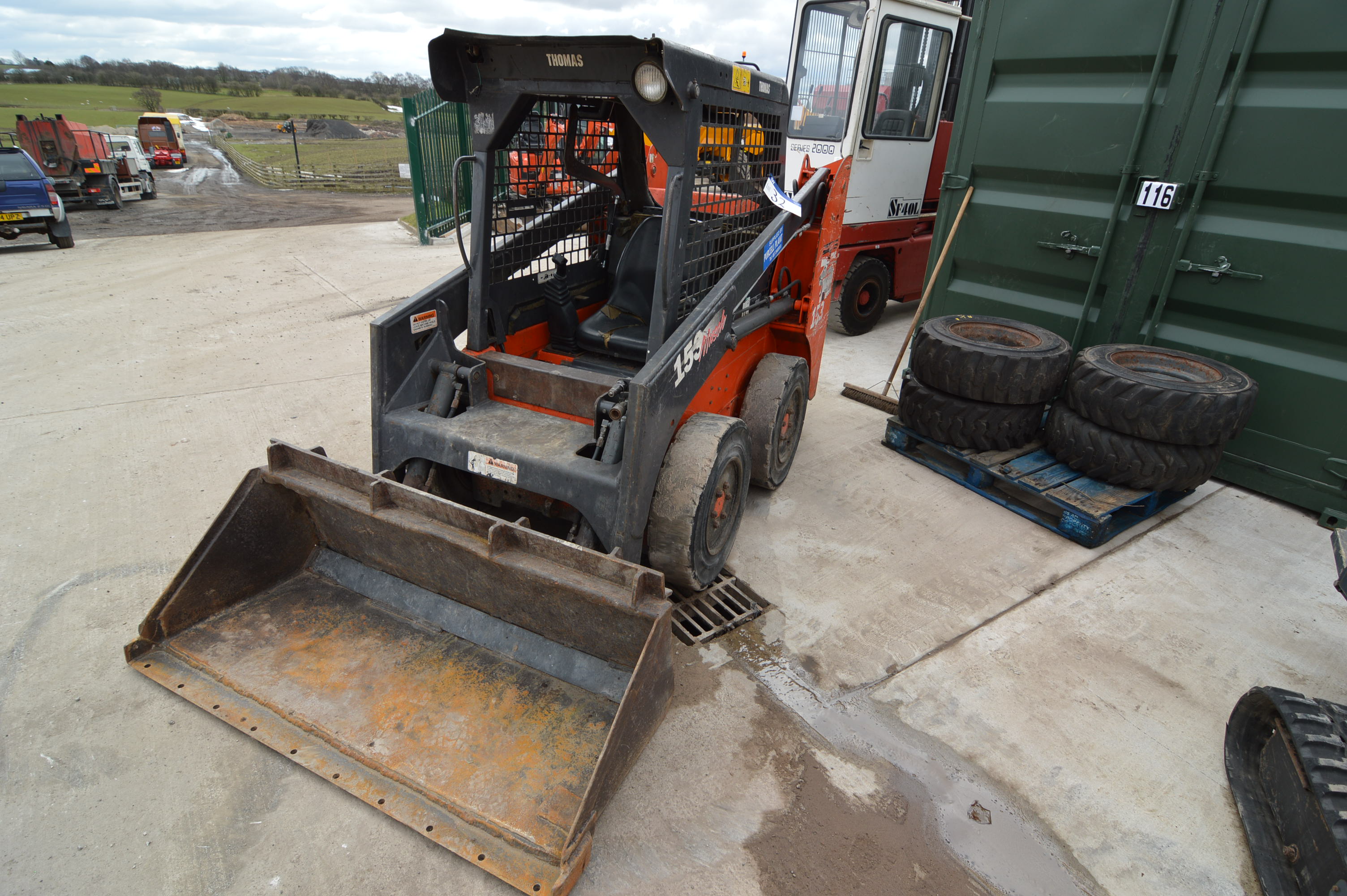 Thomas 153 MUSCLE SKID STEER LOADER, serial no. LN002672, year of ...