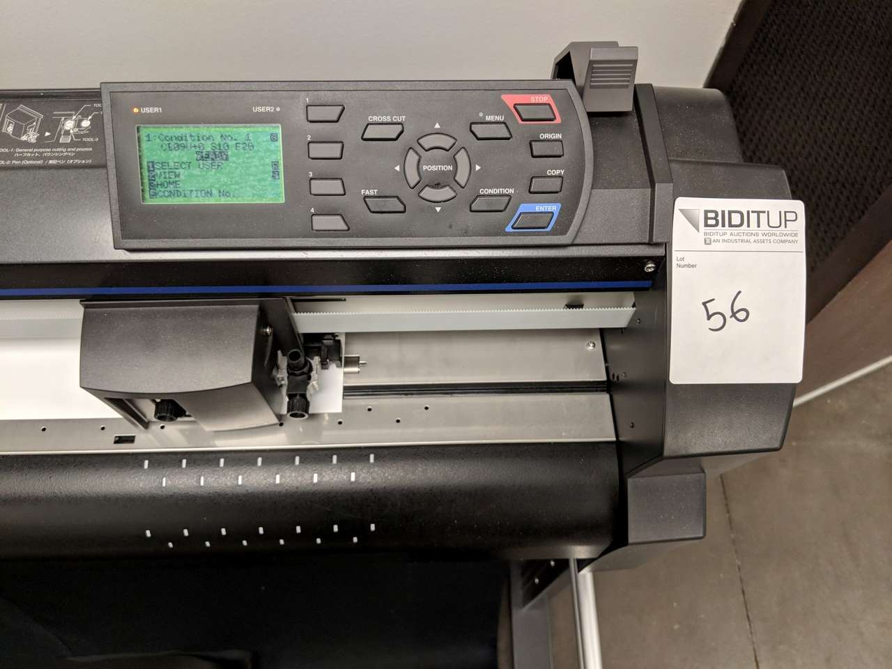 Graphtec FC8600-130 (54") Cutting Plotter, 3" Wide LCD Control Panel ...