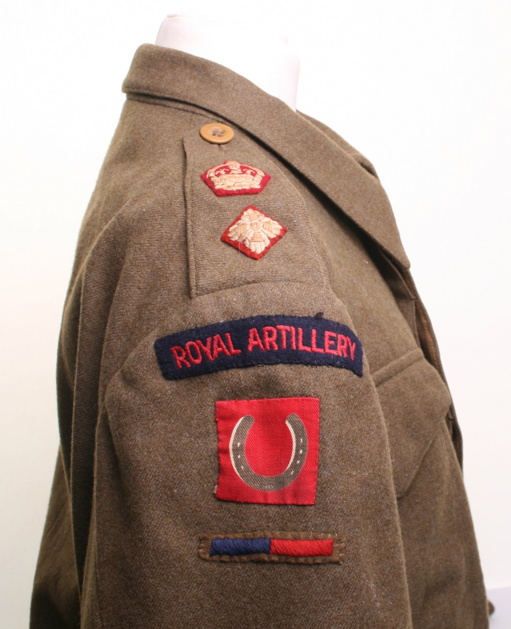 WW2 British Royal Artillery Officers Battle Dress Uniform Set ...
