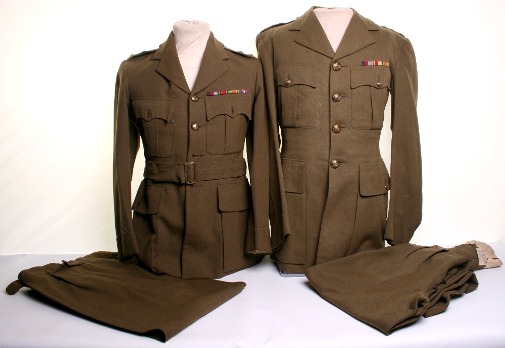 WW2 Royal Engineers Officers Service Dress Uniform consisting of four ...