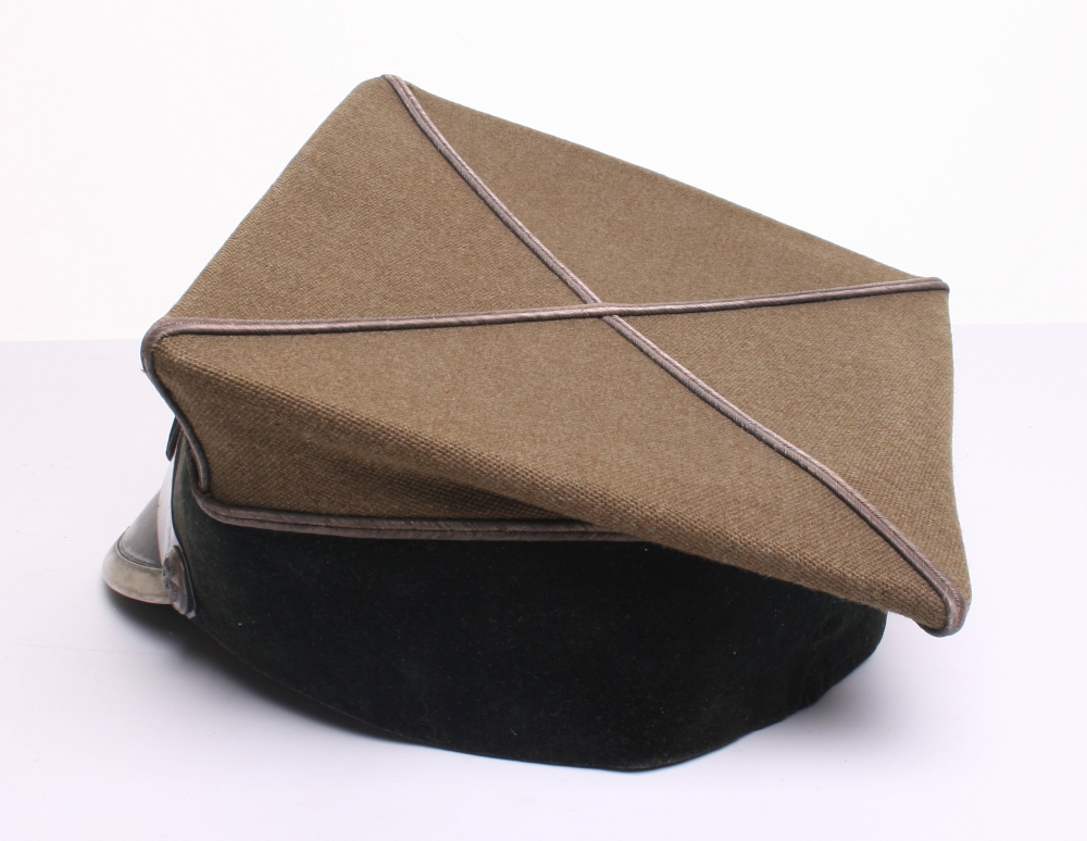 WW2 Polish Artillery Officers Peaked Cap being the traditional type ...