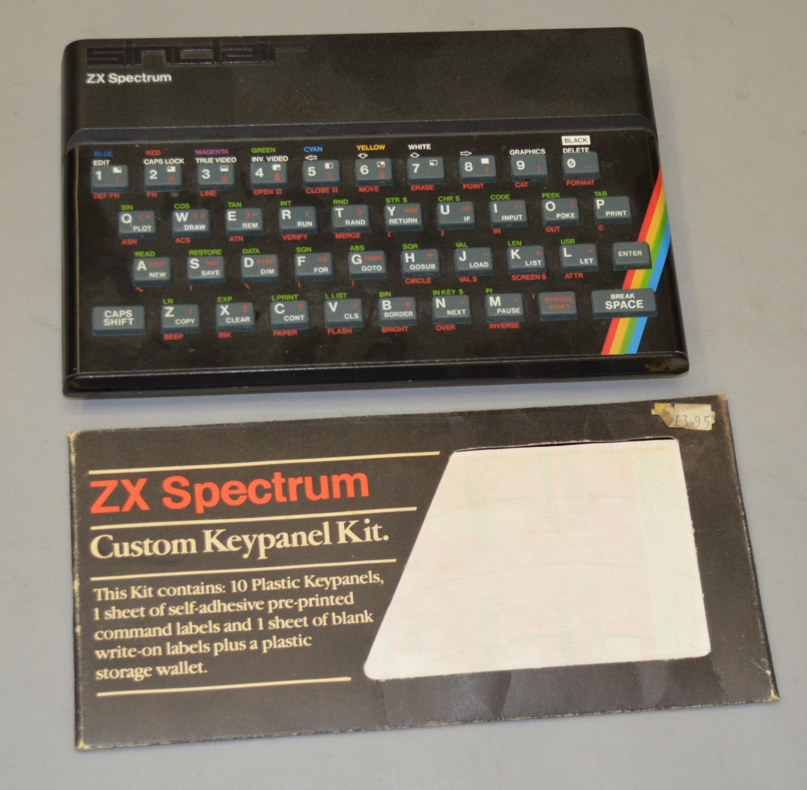 Sinclair ZX Spectrum Personal Computer, with a Sinclair ZX Spectrum ...