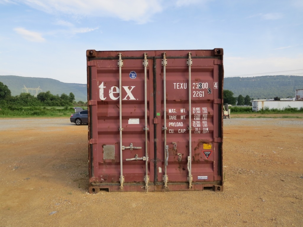 20' TEX Connex Shipping Container- Model - HP-1CC-480R2 67,200 lb Max ...