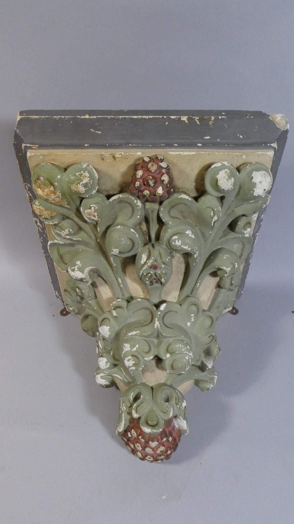 A 19th Century Plaster Cast Gothic Architectural Corbel with Original ...