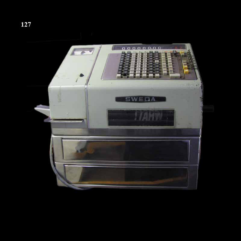 A SWEDA Electric Cash Register The SWEDA till from Jack Sue’s Midland ...