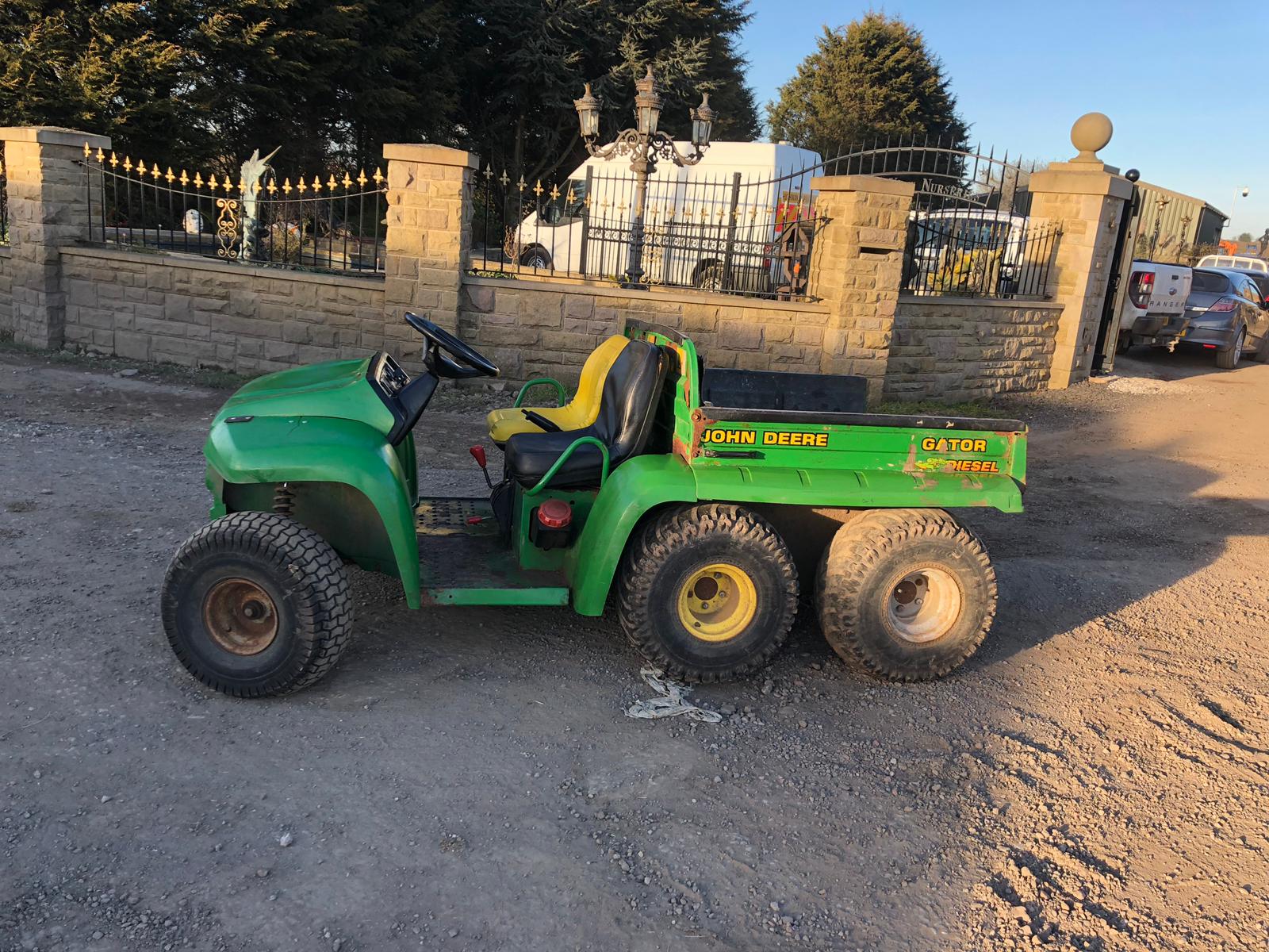 DA - JOHN DEERE GATOR 6X6 3 CYLINDER YANMAR DIESEL ENGINE HYDRAULIC TIP ...