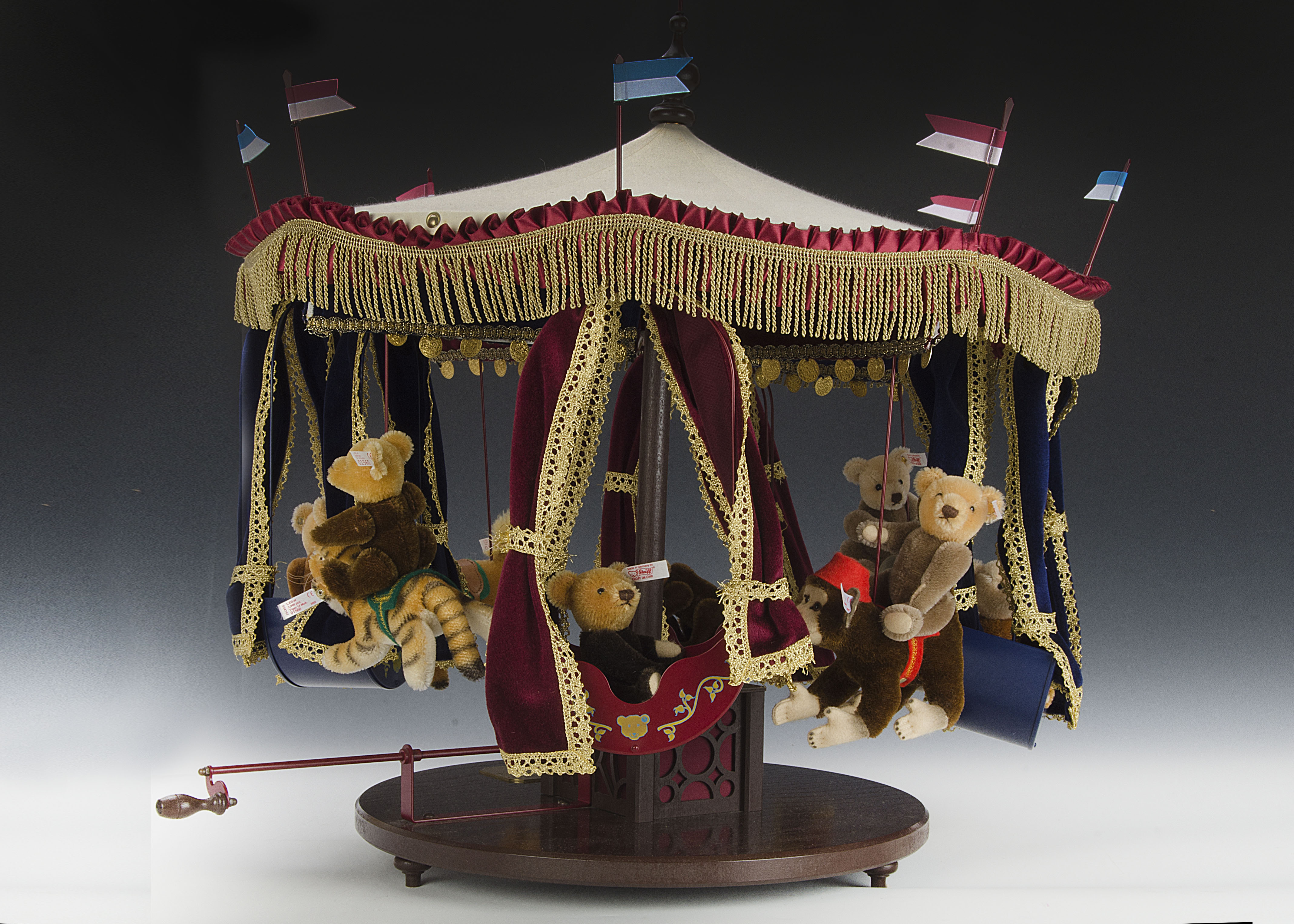 A Steiff Limited Edition Millennium Carousel, 1560 of 2000, hand ...