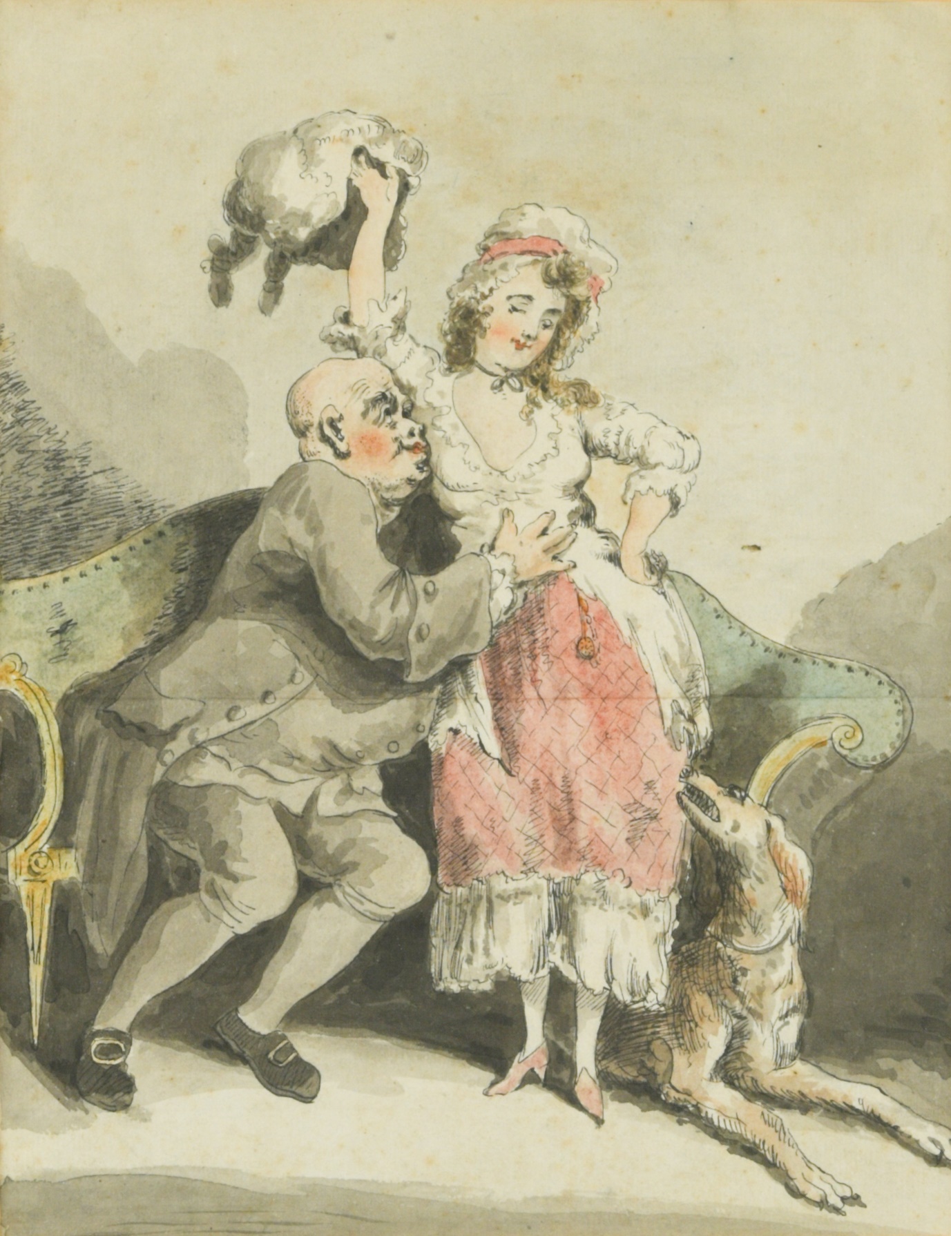 Attributed to Thomas Rowlandson (British, 1756-1827) in - Cheffins Fine Art