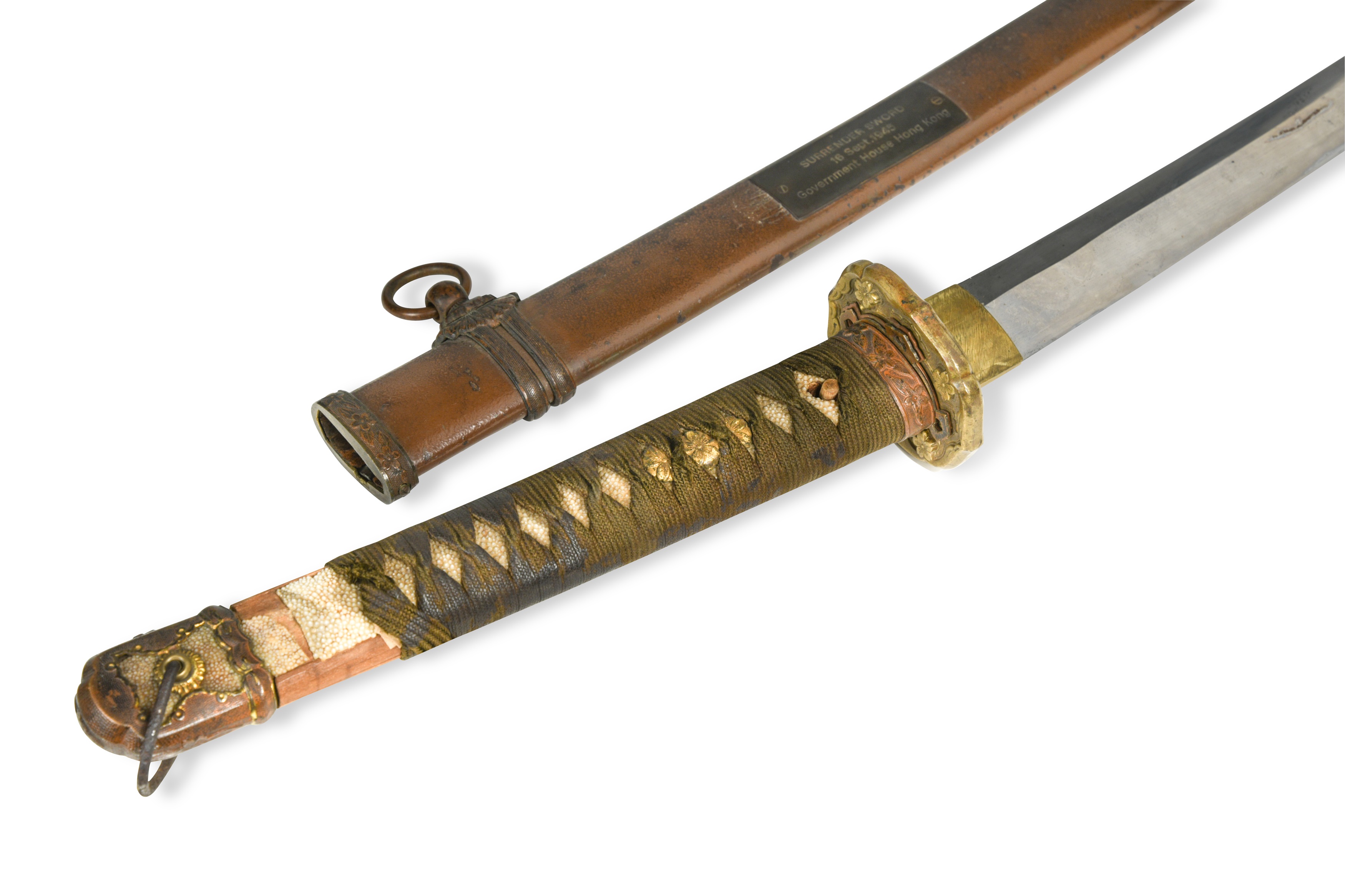 A Japanese World War II "surrender sword", in - Cheffins Fine Art