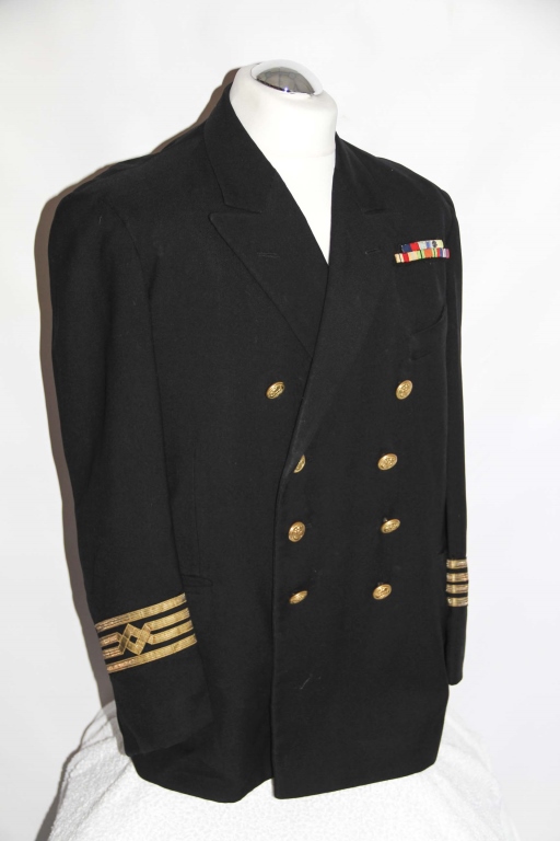 WW2 PERIOD MERCHANT NAVY OFFICERS SERVICE DRESS JACKET Captains jacket ...