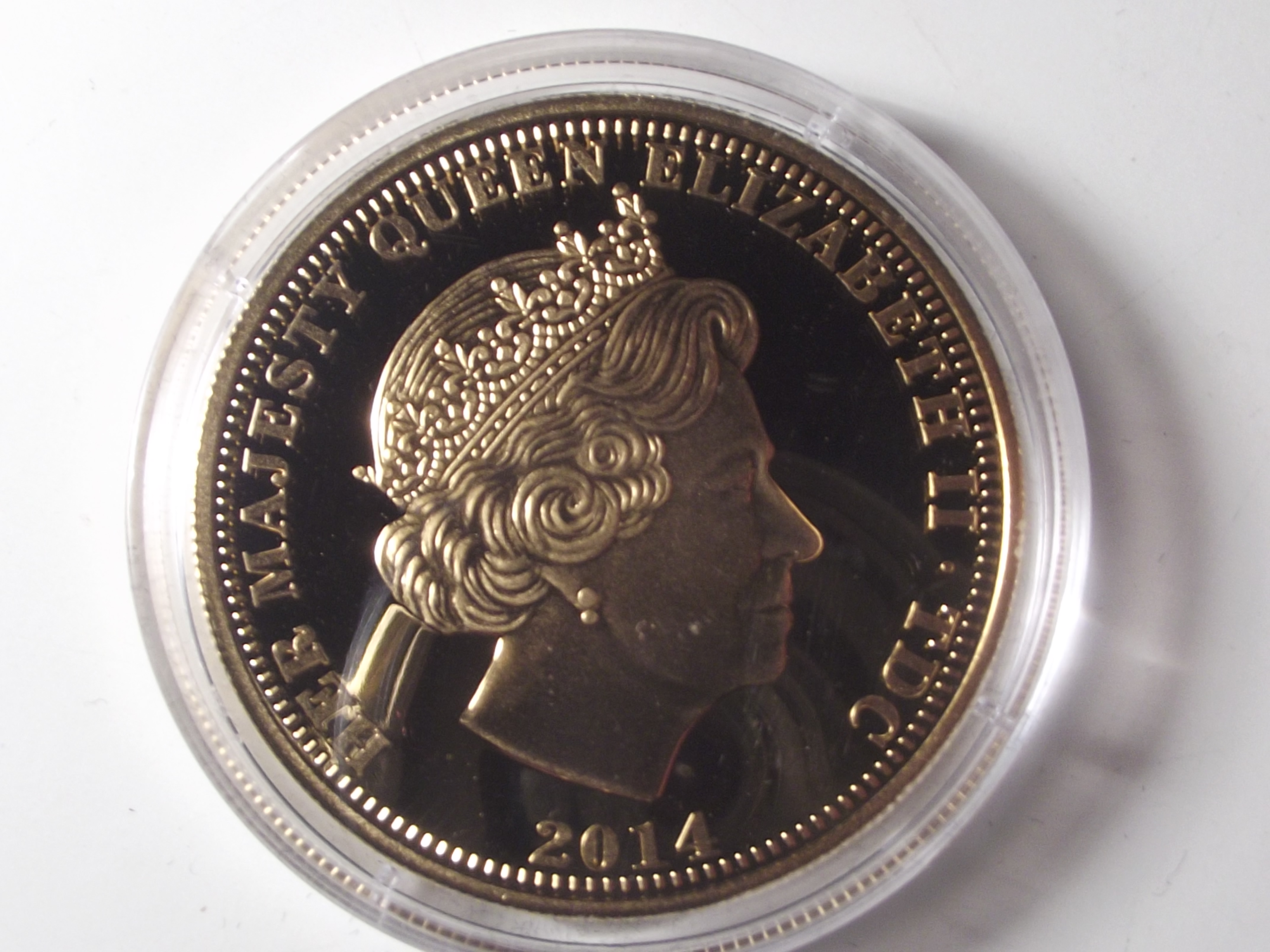 The First World War Centenary Crown collection. Six golden proof coins ...