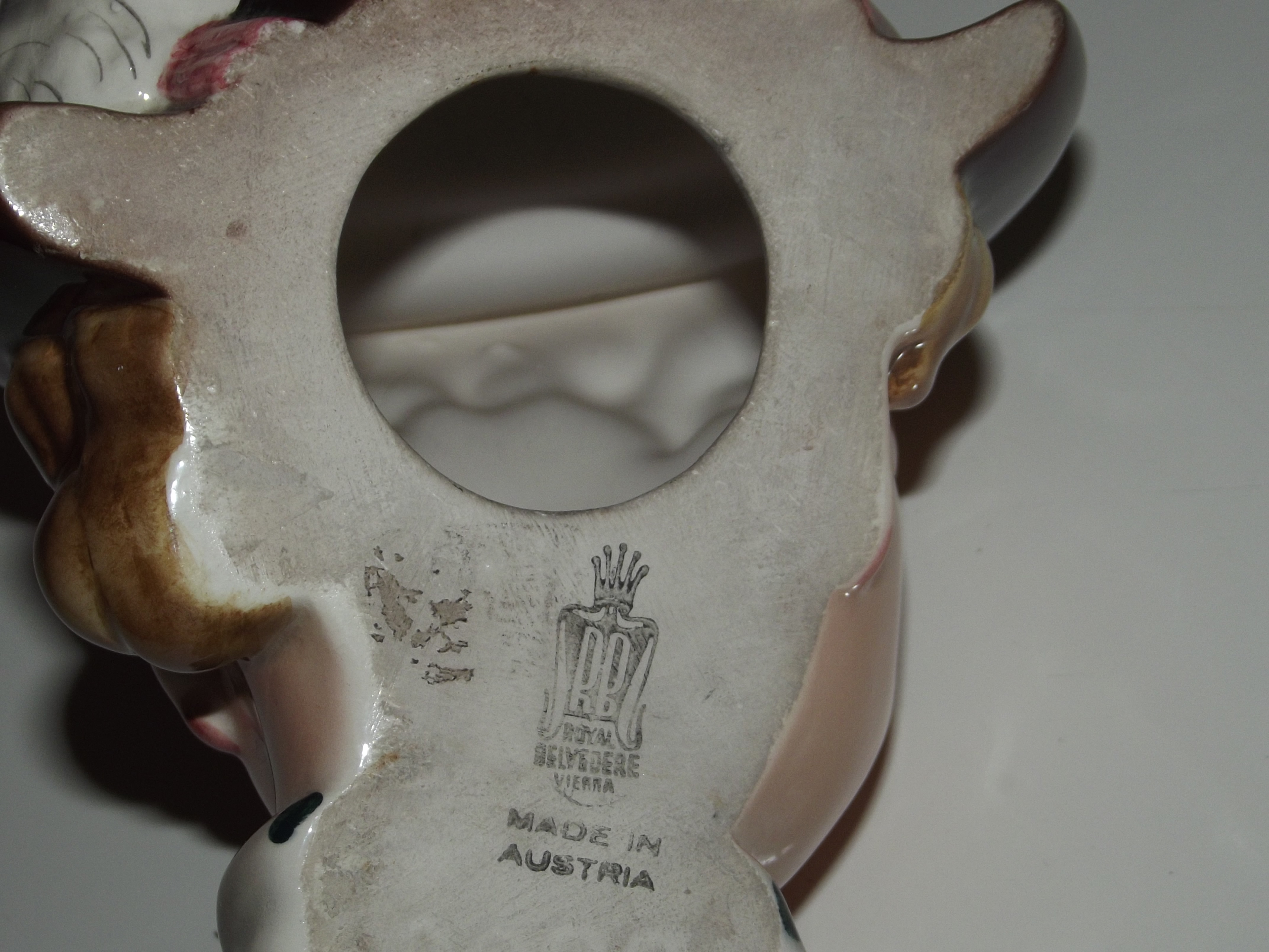 Austrian Royal Belvedere Vienna porcelain Art Deco wall mask, designed ...