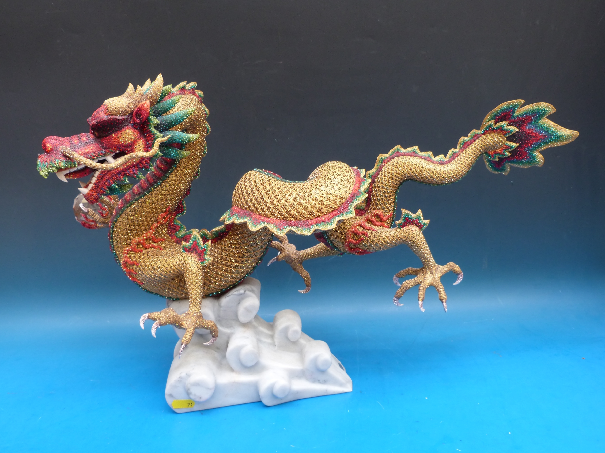 Swarovski crystal Myriad Jinlong 'Flying Dragon' limited edition 159 of ...