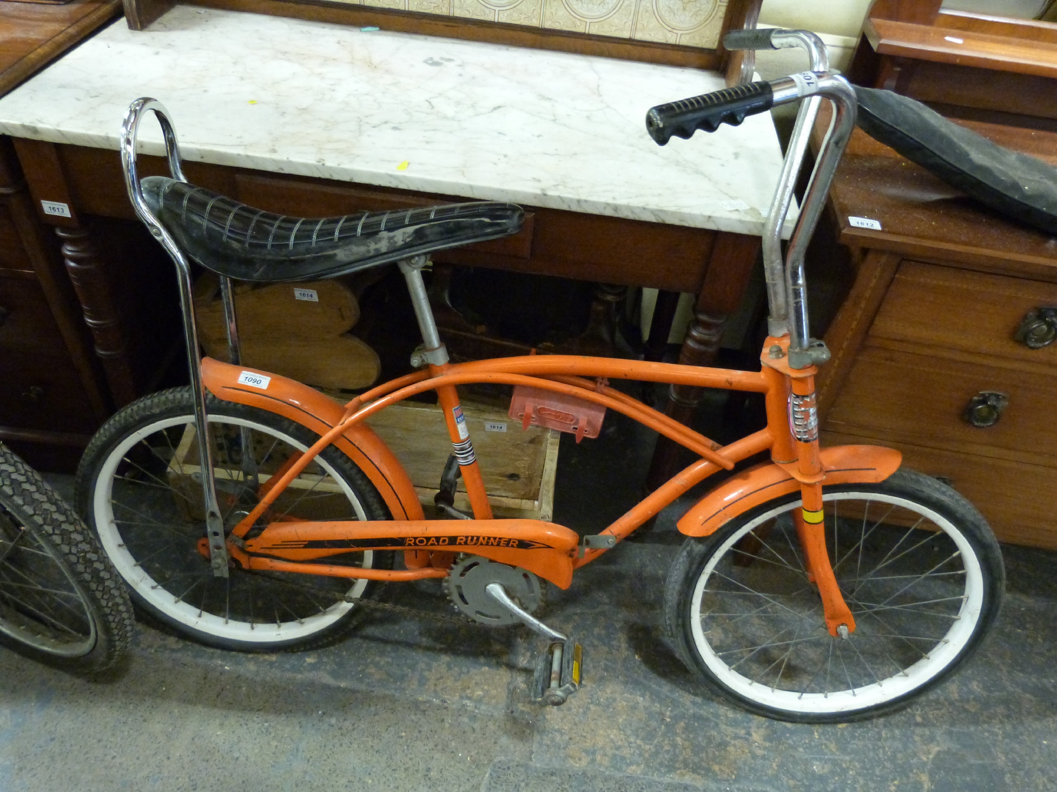 An Iverson Road Runner Chopper style bike