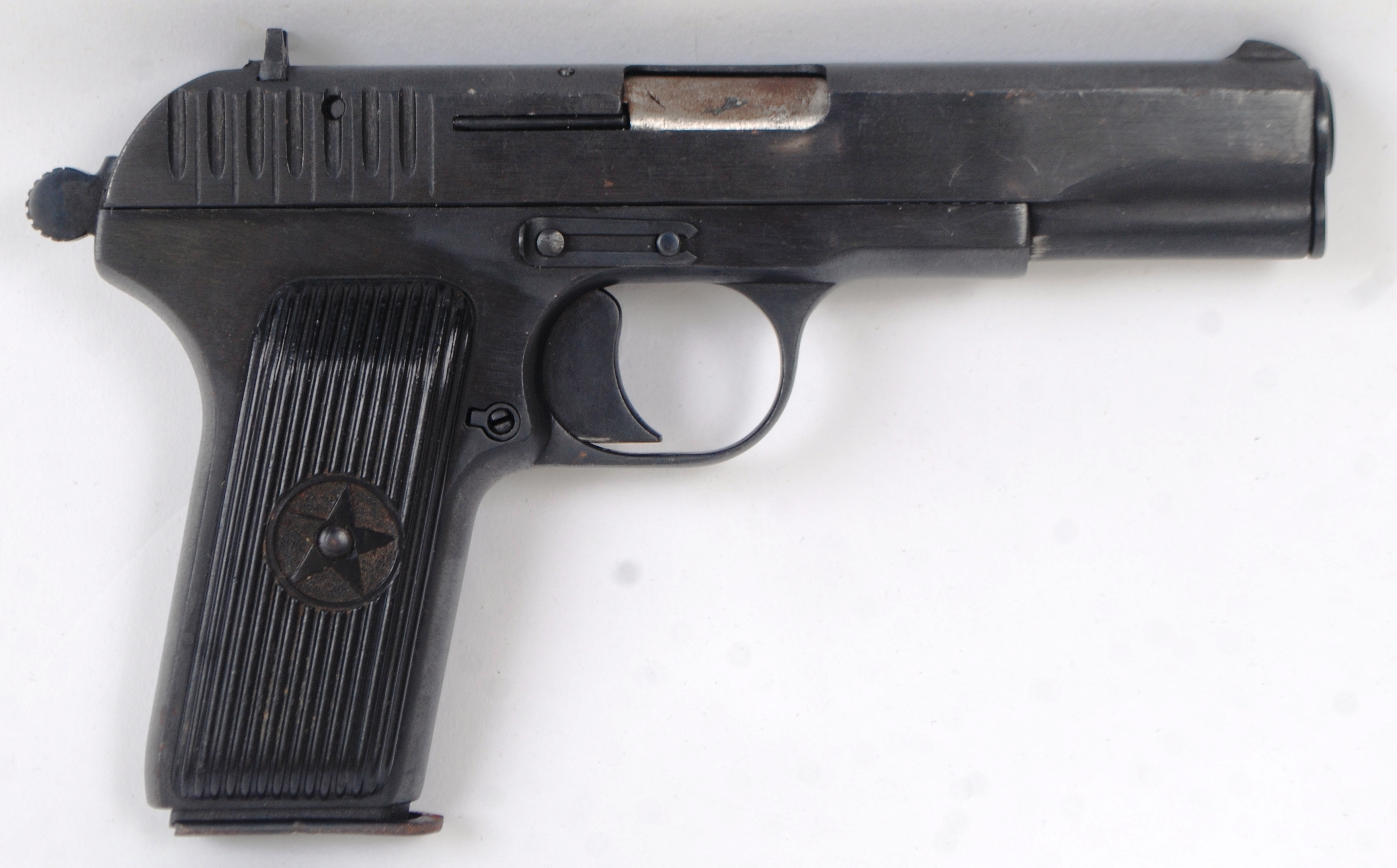 A Deactivated Russian 7.62mm Semi Automatic Tokarev Pistol, 4.5inch ...