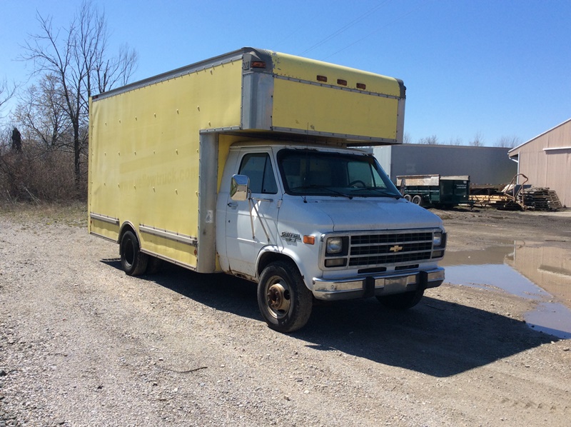 1996 Chevy C30 Box Truck 5.7L V8 15' Box 190,715 Miles Vin ...