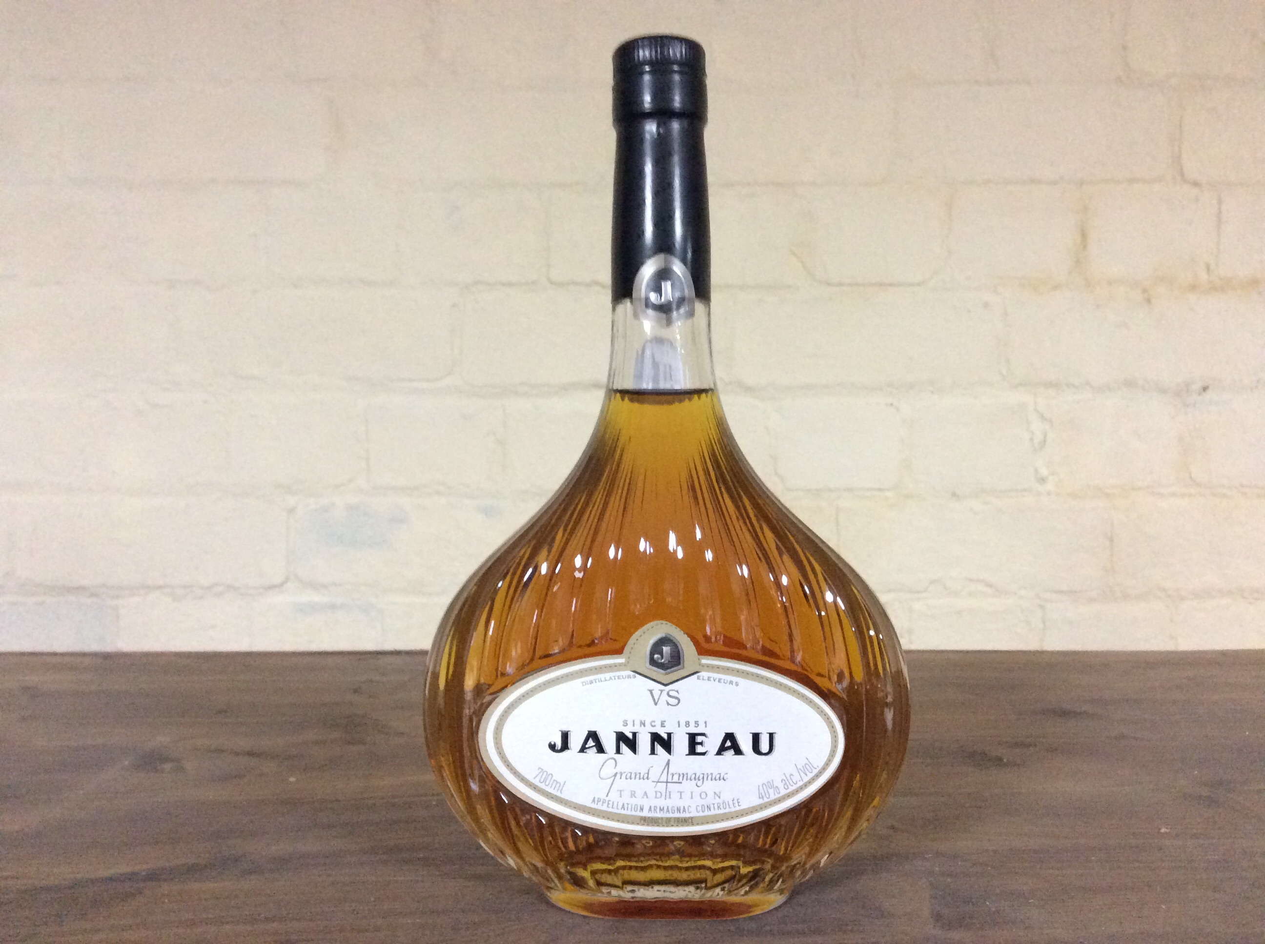*6 bottles of Janneau Grand Armagnac Brandy.
