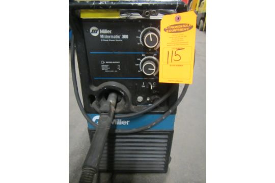 Miller Millermatic 300 Mig Welder 300 amp with MIG GUN & Built in wire ...