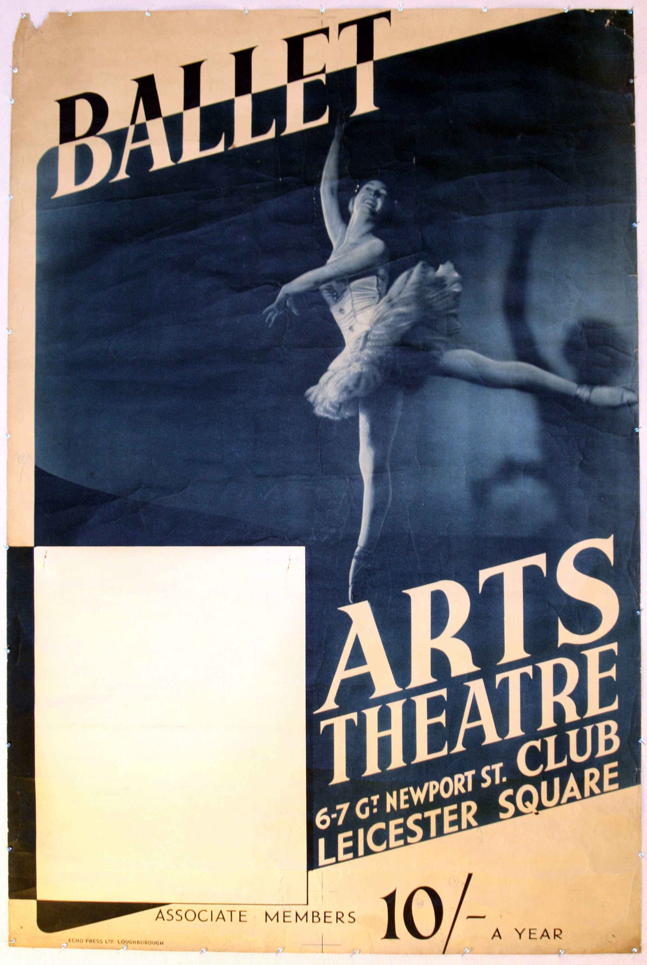 Advertising Posters Ballet - Arts Theatre Club. Original vintage ...