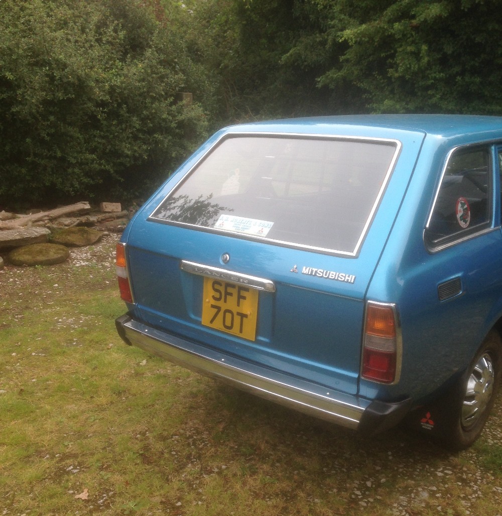 A VINTAGE MITSUBISHI COLT LANCER GL ESTATE - 1979, blue, registration ...