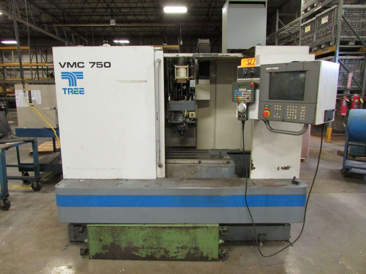 Tree VMC 750 3-Axis Vertical CNC Milling Machine 29.5" X-Axis Travel ...