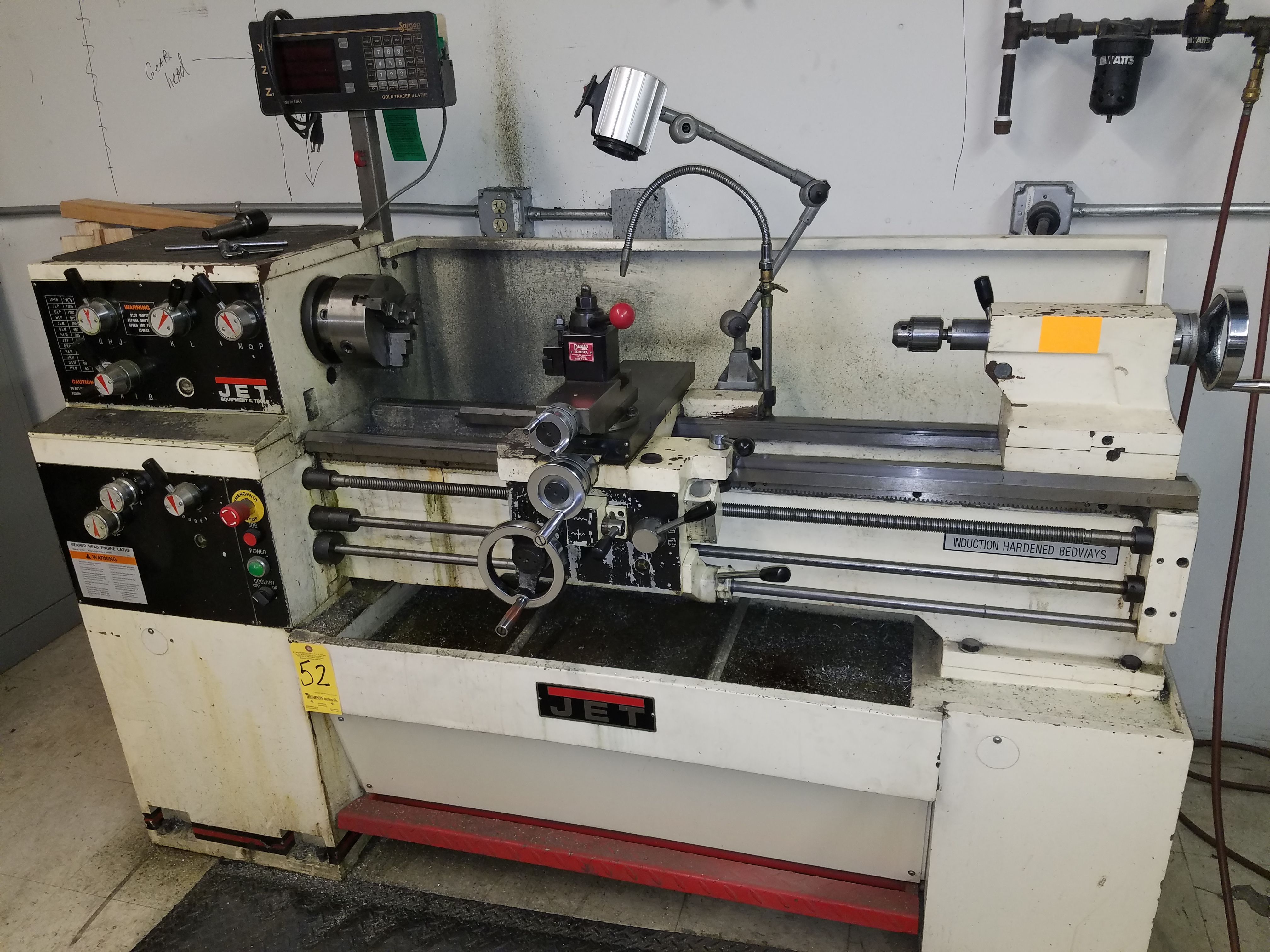 Jet Model GH-1440-W3 Tool Room Lathe, s/n 113W1J5N, 14 In. X 40 In ...