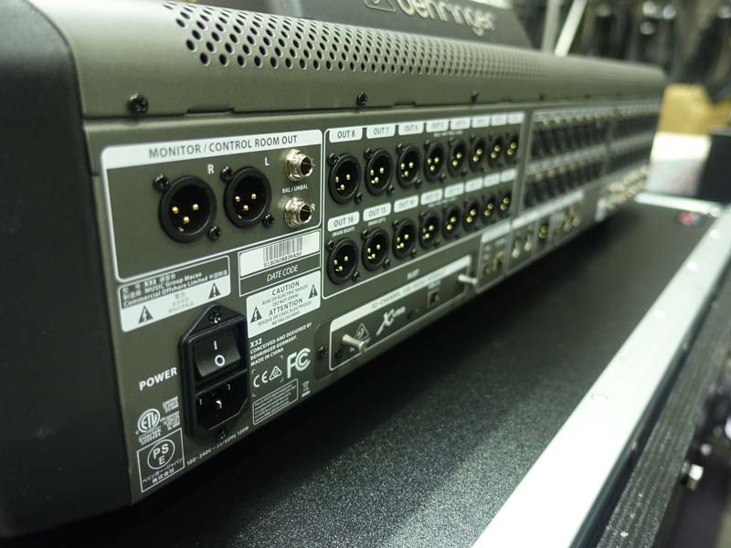 A Behringer Midas X32 32 channel digital mixing console with box and ...