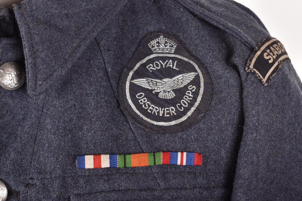 Rare WW2 D-Day Seaborne Royal Observer Corps Battle Dress Uniform Set ...