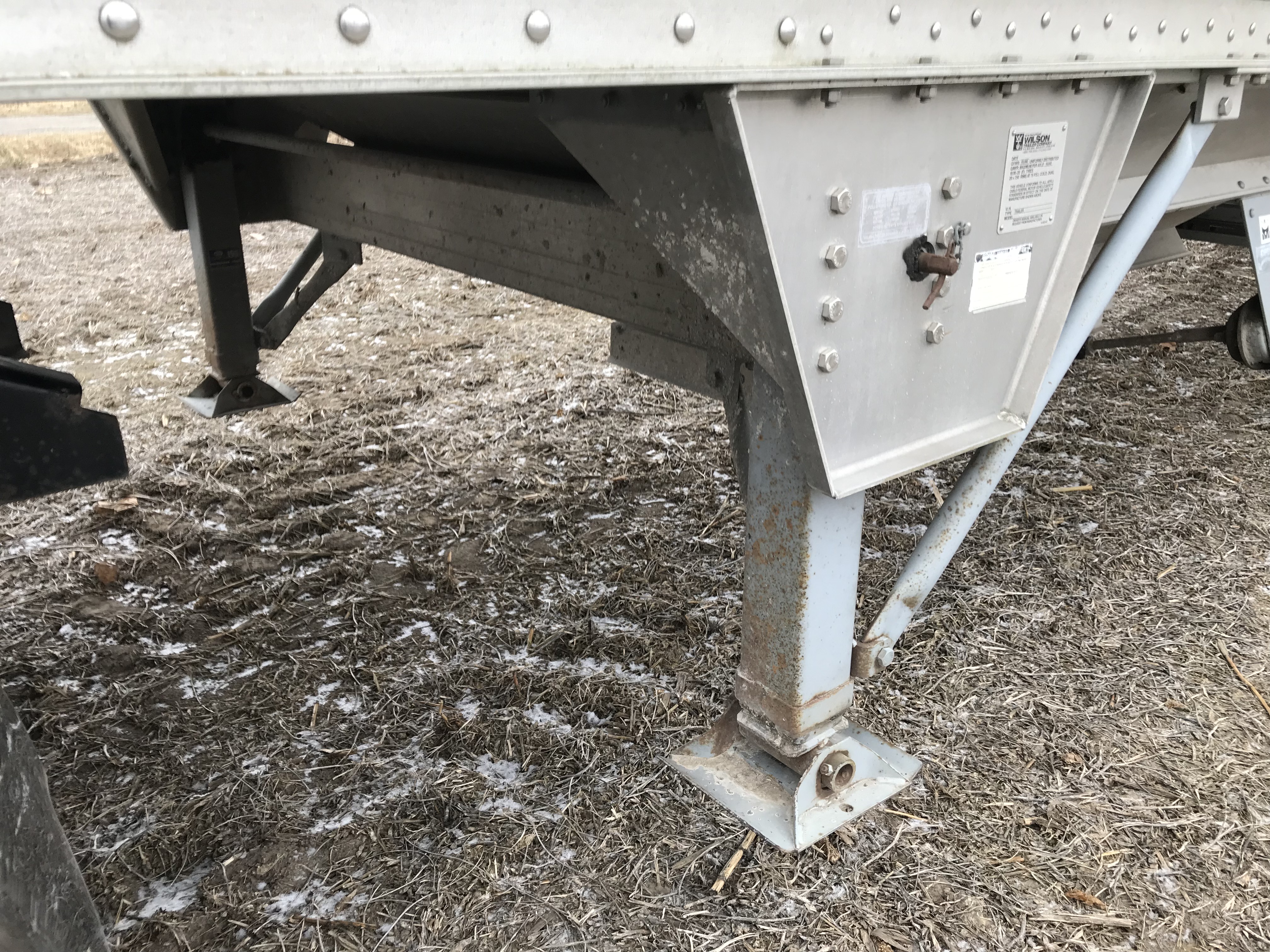 1995 WILSON 40' ALUMINUM HOPPER BOTTOM